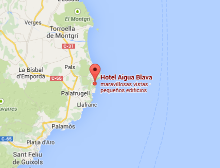 Localisation | Restaurant Aigua Blava